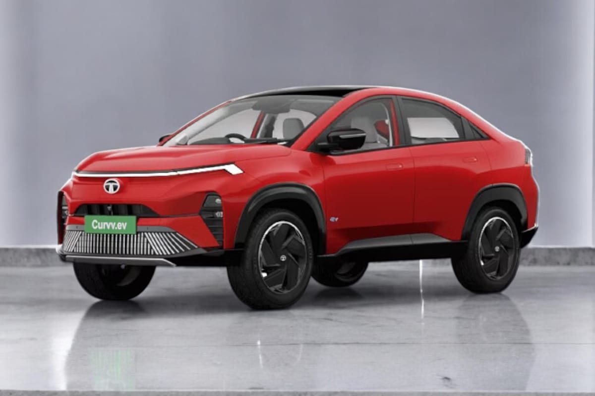 Tata Curvv EV Flame Red – Check Flame Red Price & Images | Autocar India